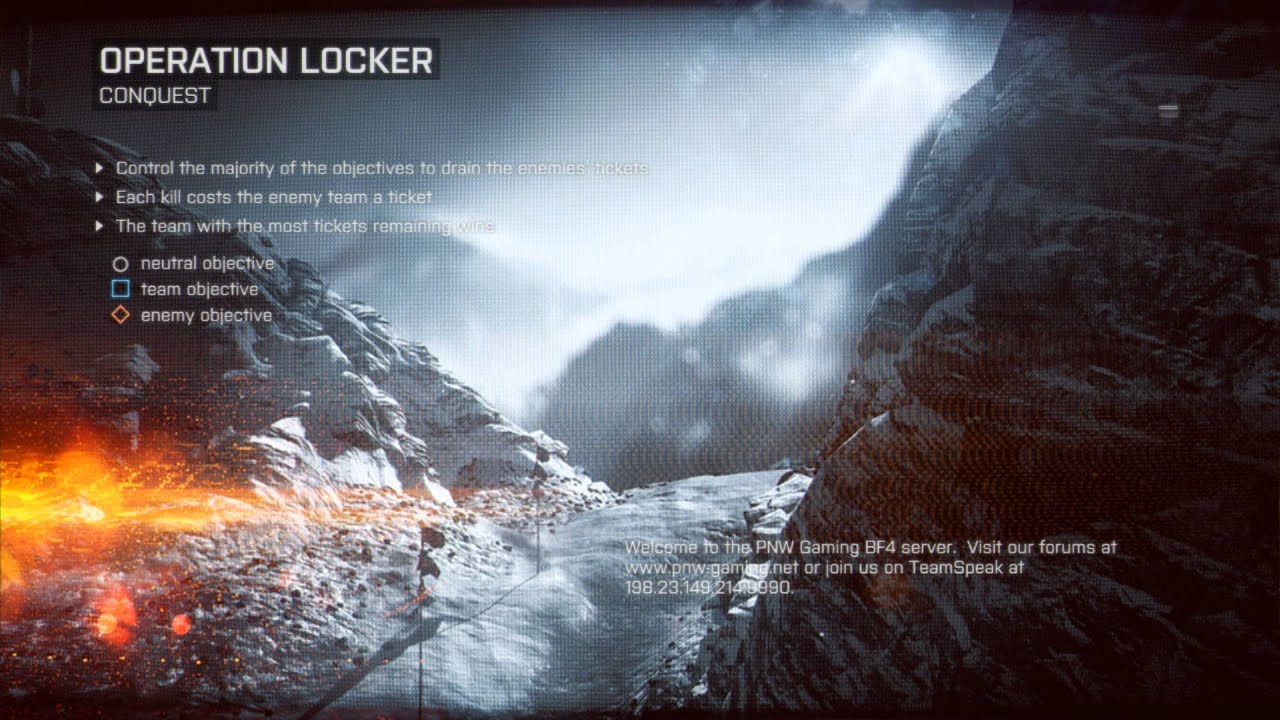 Battlefield 4: Operation Locker Loading Screen - YouTube