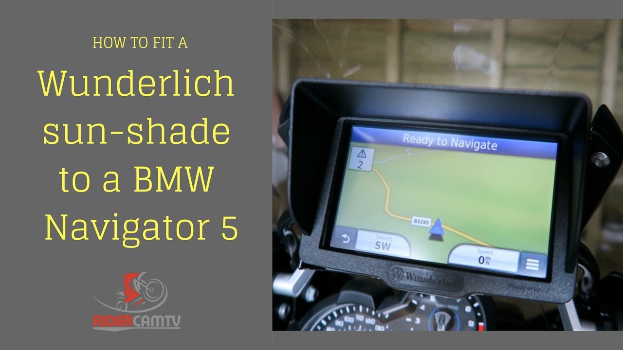 How to fit Wunderlich Navigator 5 Sun Shade to our BMW 1200 GS ...
