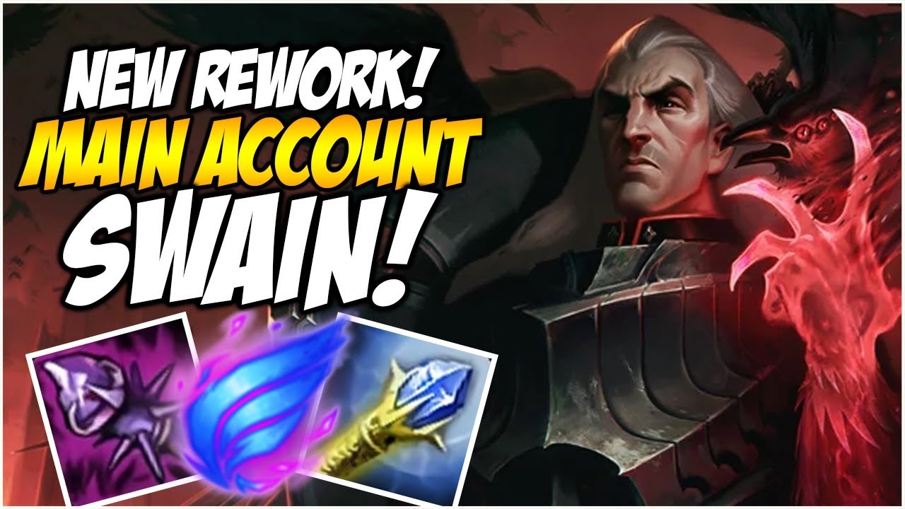 NEW REWORK SWAIN! - Climb to Master S8 | League of Legends - YouTube