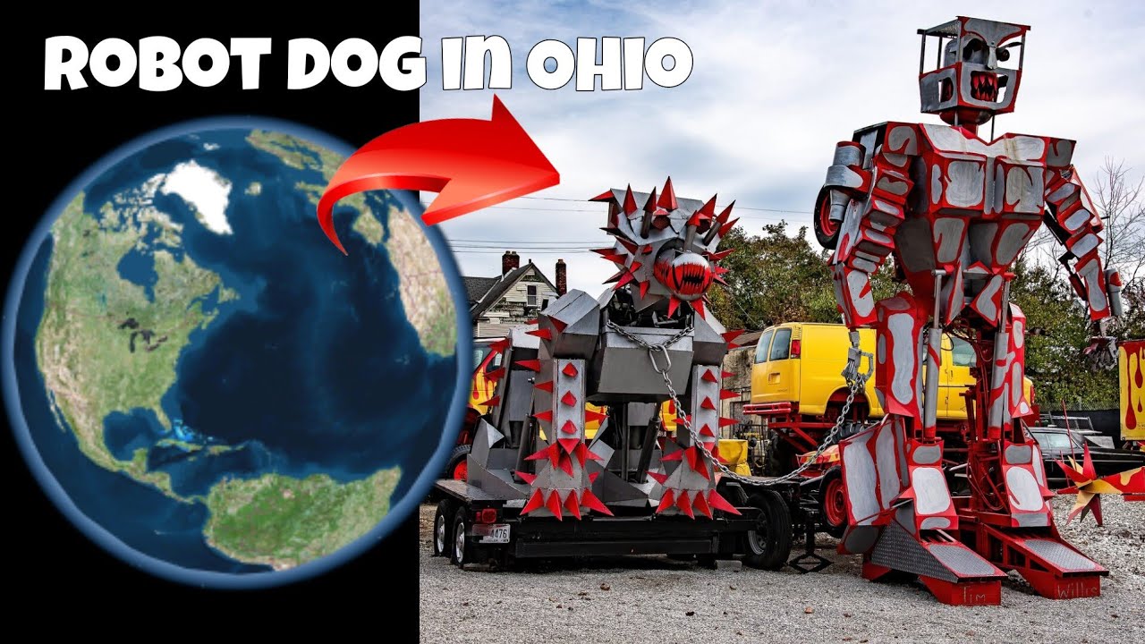 Robot dog in Ohio | Google Earth and Google Maps 🌎 - YouTube