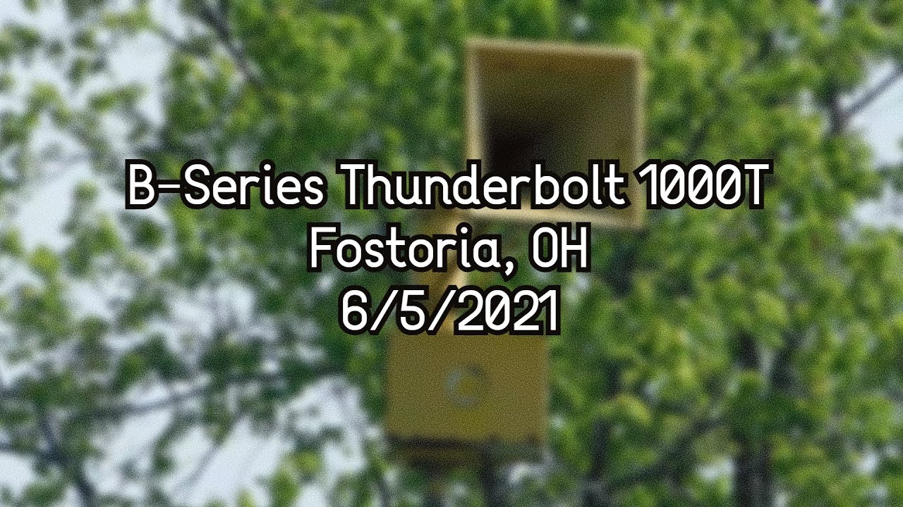 B-Series Federal Signal Thunderbolt 1000T Siren Test | Full Alert ...