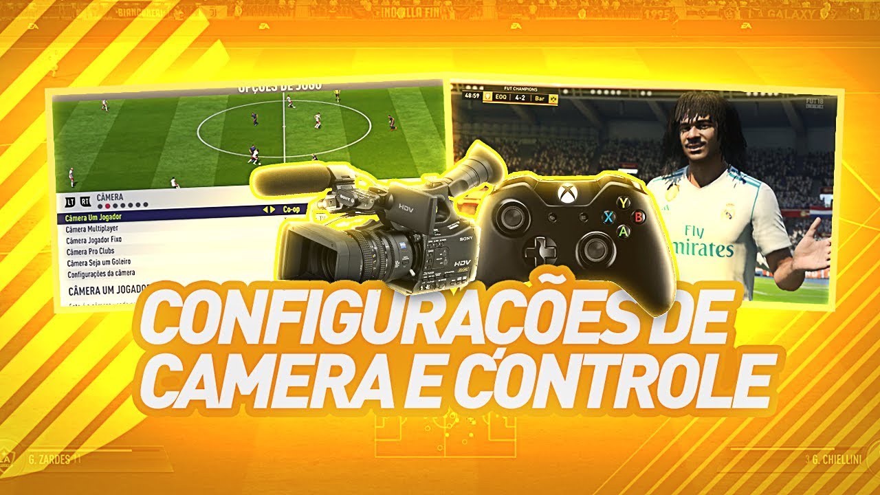 CONTROLE E CÂMERA DOS PRO PLAYERS NO FIFA 18 - YouTube