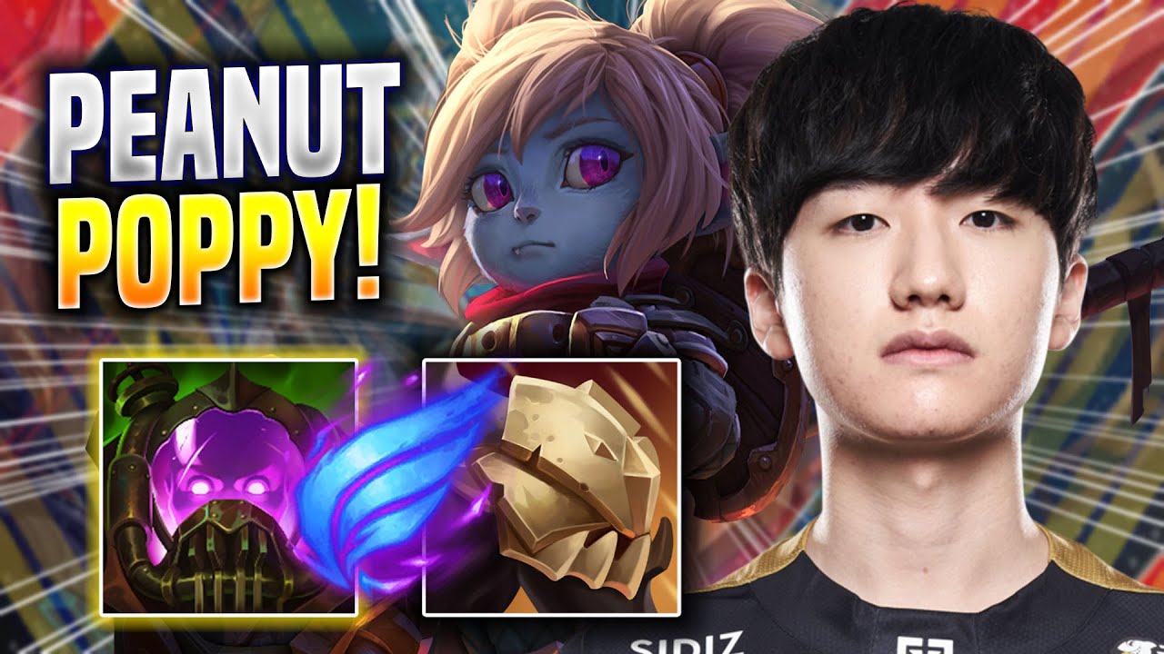 PEANUT DOMINATING WITH POPPY! - GEN Peanut Plays Poppy JUNGLE vs Olaf ...