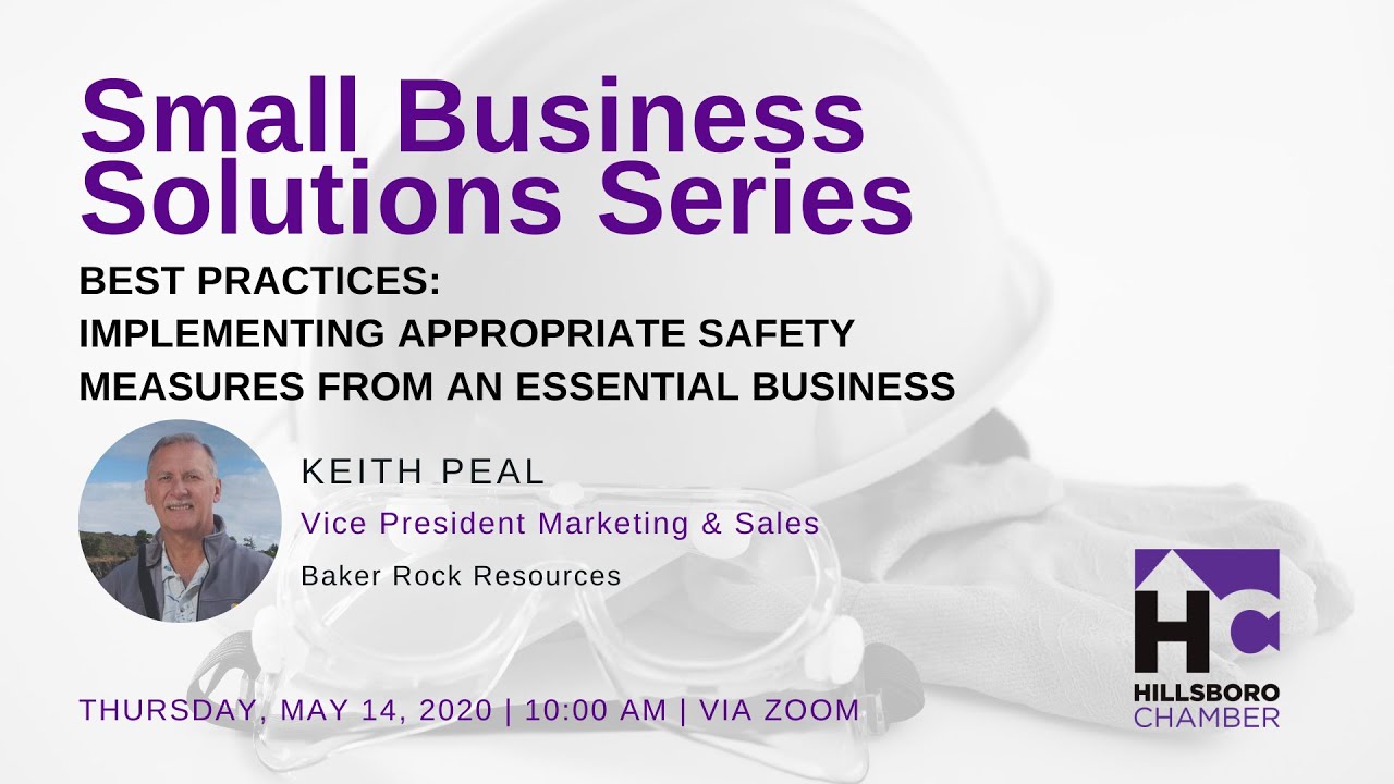 SBSS: Best Practices - Safety Measures for Essential Businesses - YouTube