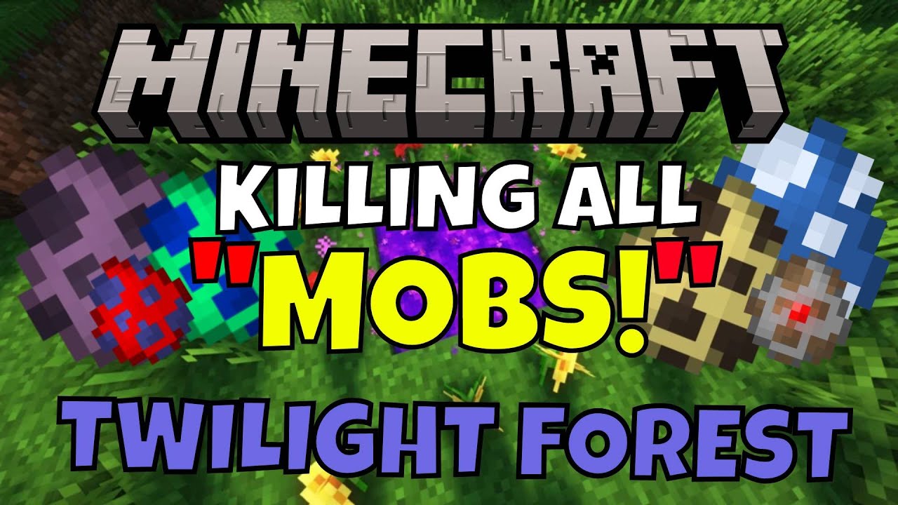 KILLING ALL MODS IN "TWILIGHT FOREST" | ALL MOBS!| - YouTube
