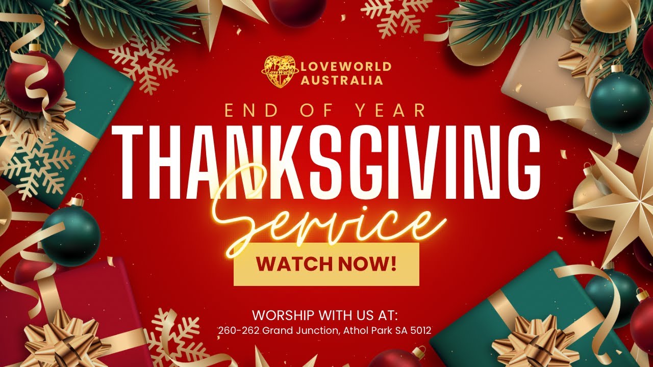 End Of Year Thanksgiving Service | 10 December 2023 | Christ Embassy ...