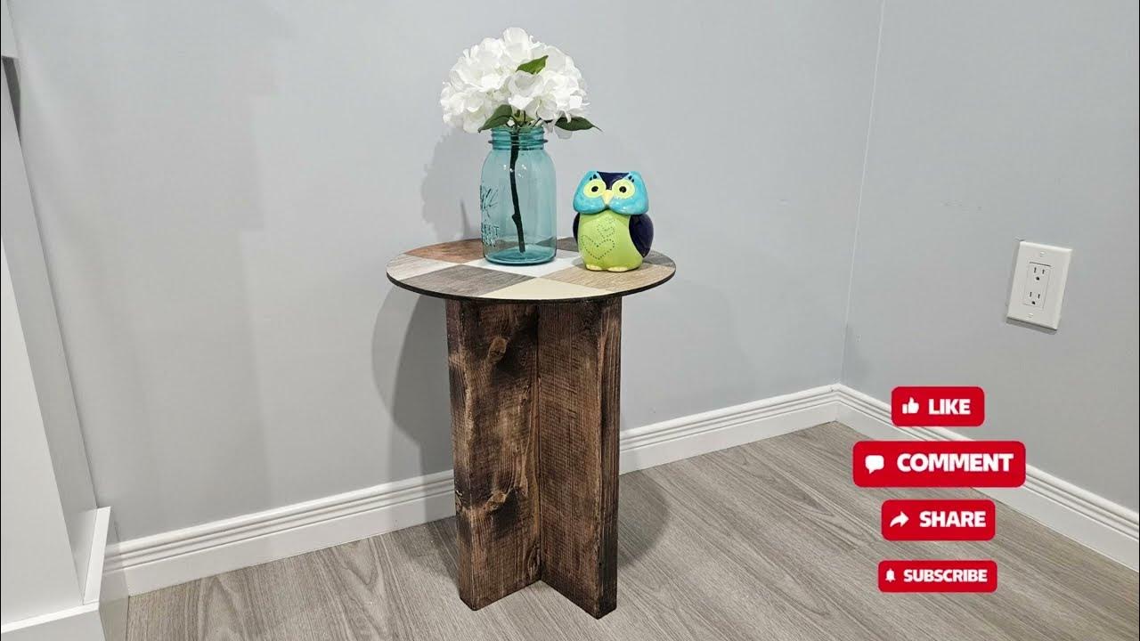 DIY Table Legs! How To Make Simple Table Legs. Side Table That Comes ...