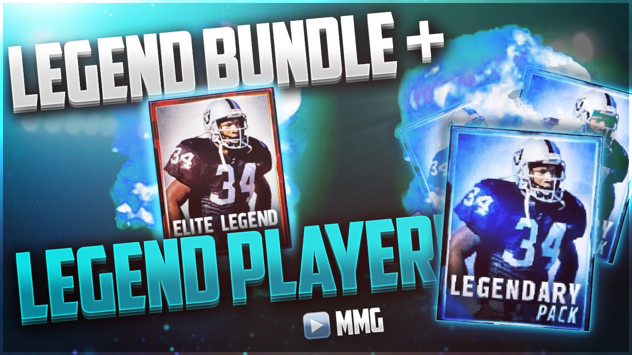 Legend Bundle RAGE! Elite Legend Player Topper! Madden Mobile - YouTube