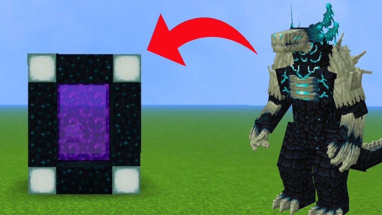 Cara Membuat Portal Ke Dimensi WARDENZILLA (Kaiju Craft) Di Minecraft ...