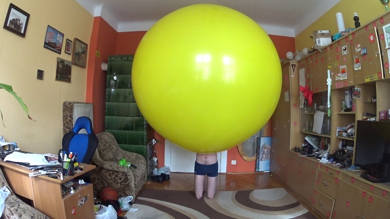 Climb in in yellow balloon - YouTube