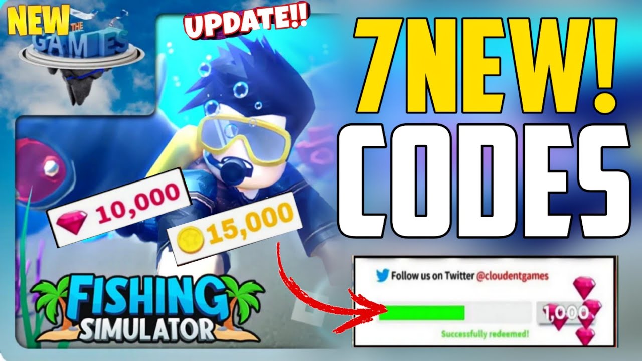 *NEW UPDATE* CODES FOR FISHING SIMULATOR IN AUGUST 2024 ! ROBLOX ...