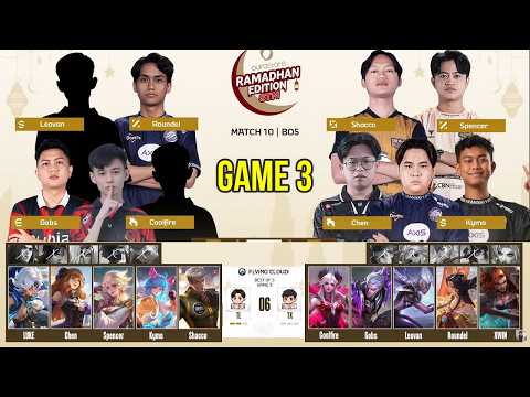 TEAM xWIN vs TEAM LUKE GAME 3 - TEAM SLEK AKHIRNYA COMEBACK