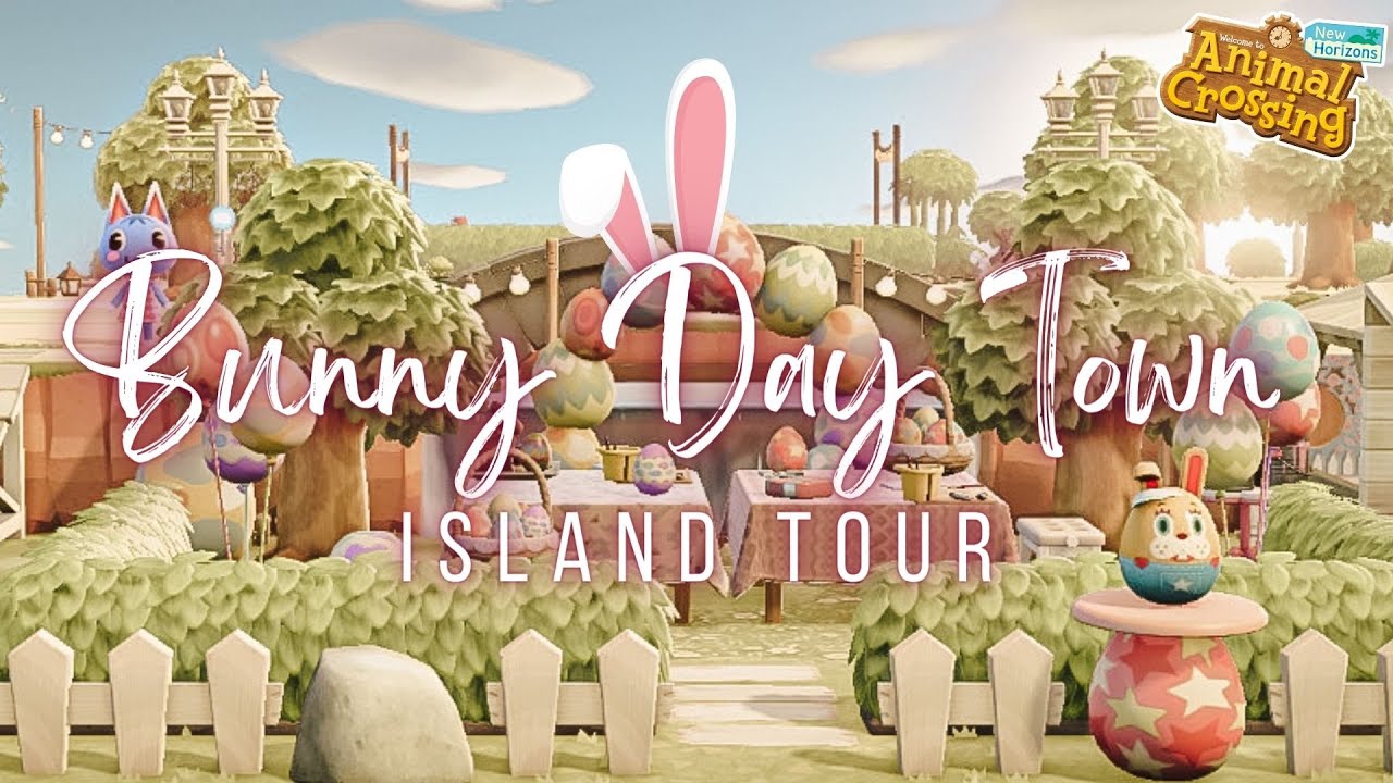 A Perfect Easter Town Island Tour | Animal Crossing New Horizons - YouTube