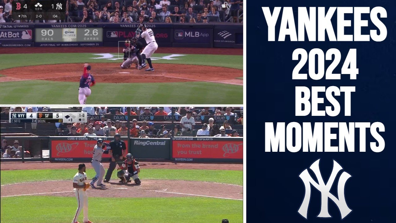 YANKEES 2024 BEST REGULAR SEASON MOMENTS!!! - YouTube