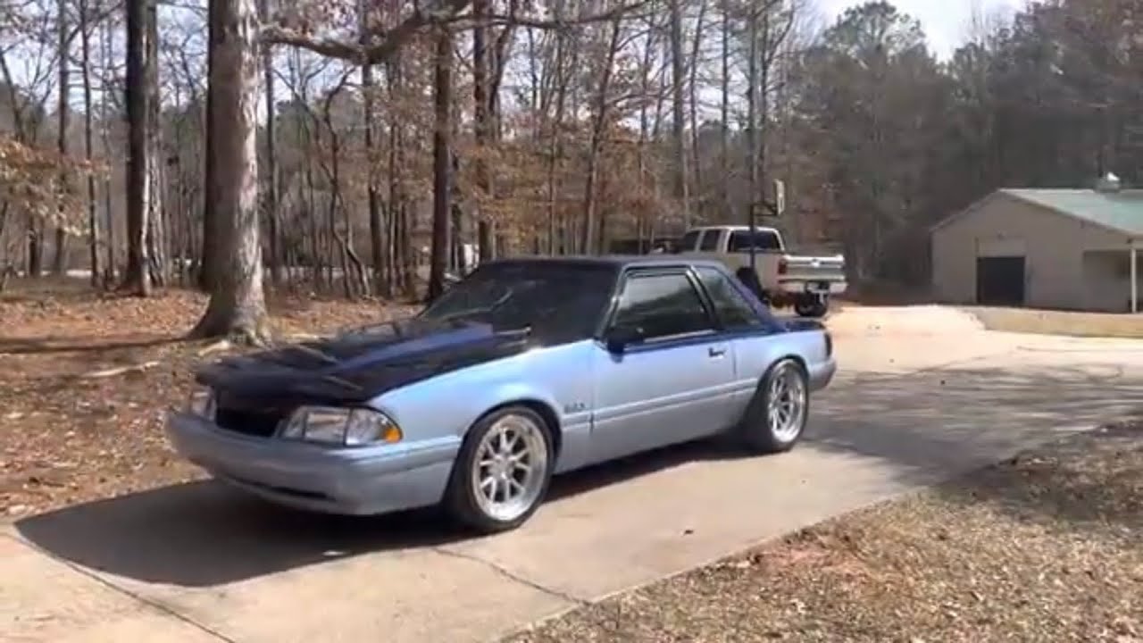 Ls2 swapped foxbody untuned - YouTube