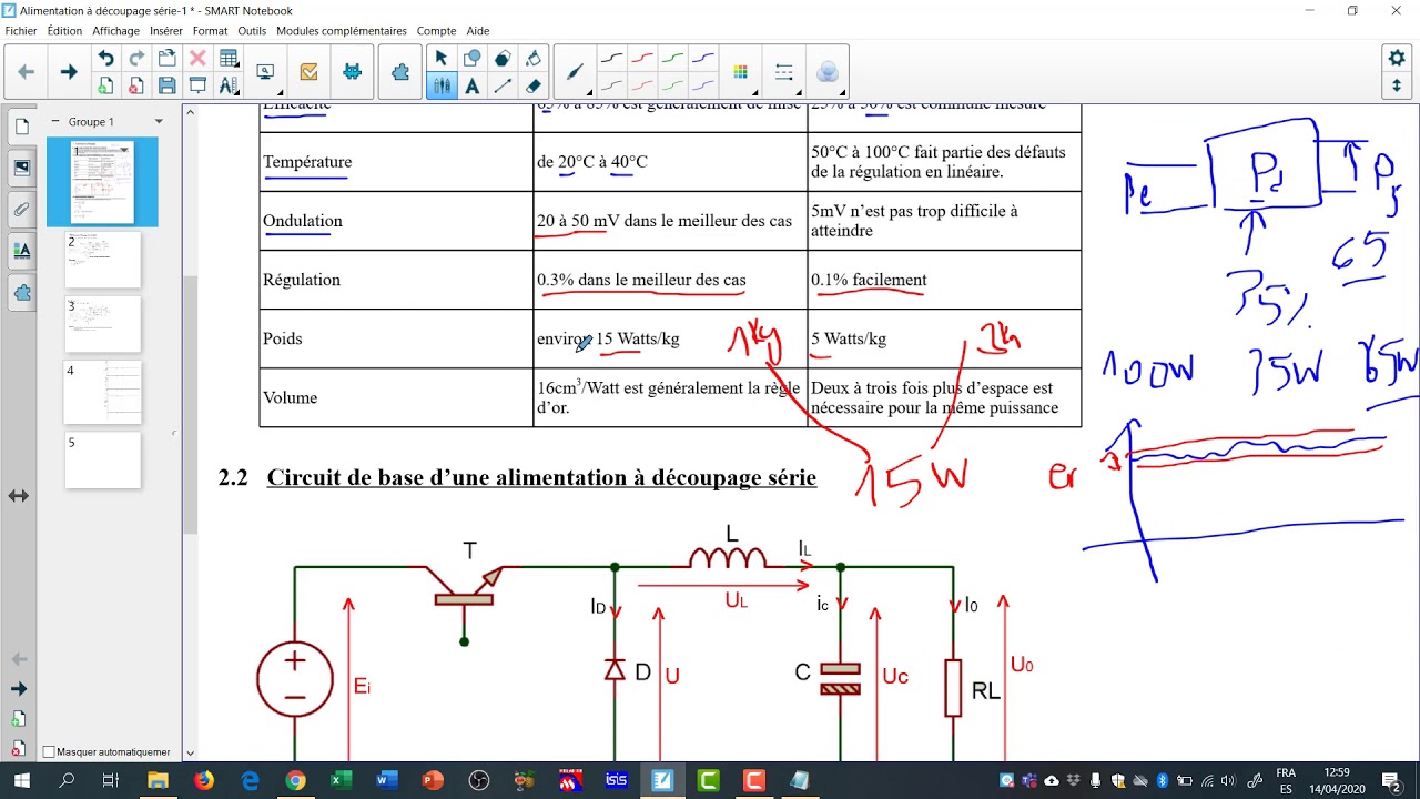 Circuits de puissance : Alimentation à découpage série VIDEO # 1 - YouTube