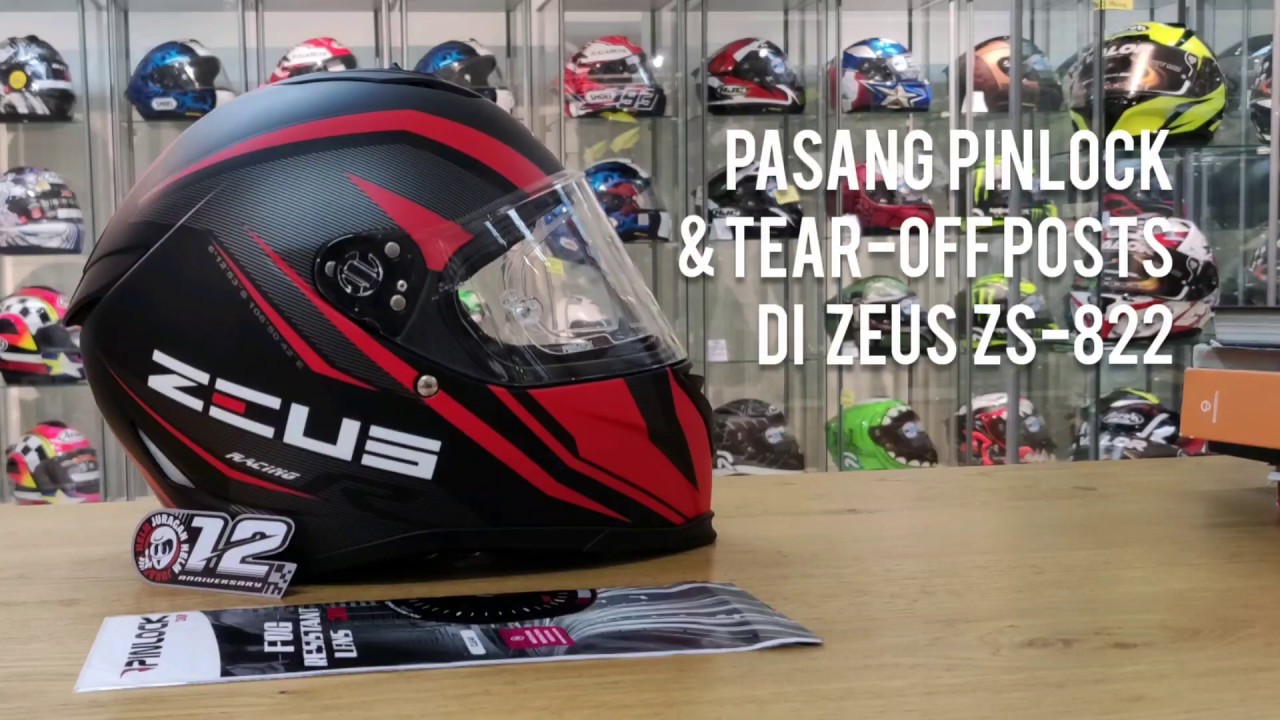 Yuk Pasang Anti Embun & Tear-Off Posts di Zeus ZS-822B ! - YouTube