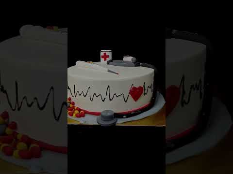 nurse cake decorated with buttercream. | Cake, Nursing cake, Medical cake#nursery #shorts#shortvideo