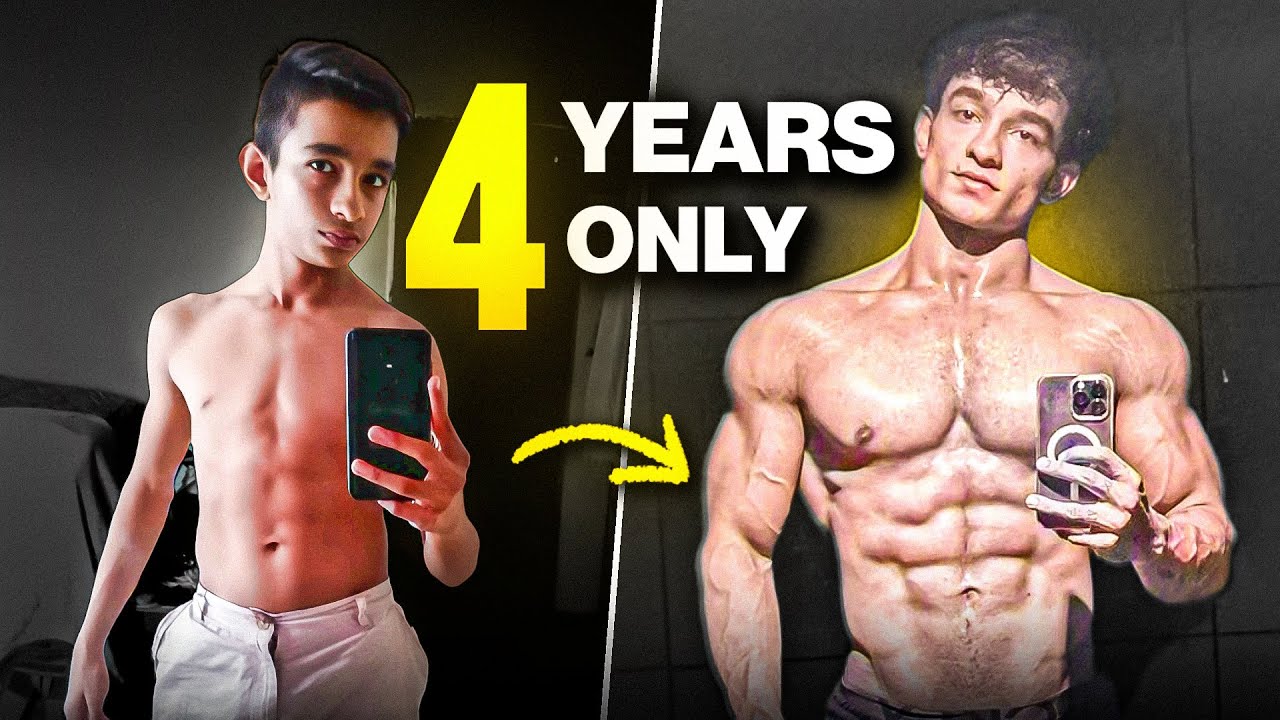 How I went from Skinny to Muscular (4 Years Transformation) - YouTube