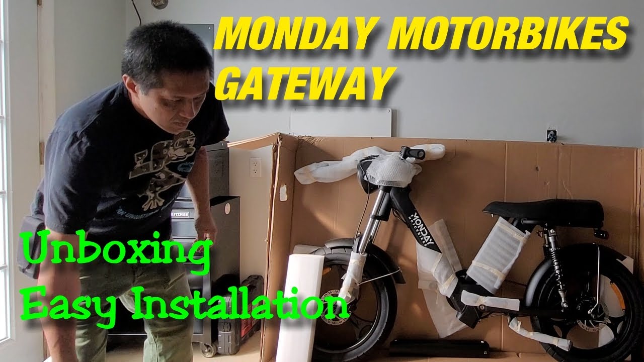 MONDAY MOTORBIKES GATEWAY Unboxing and Easy Installation Electric Bike ...