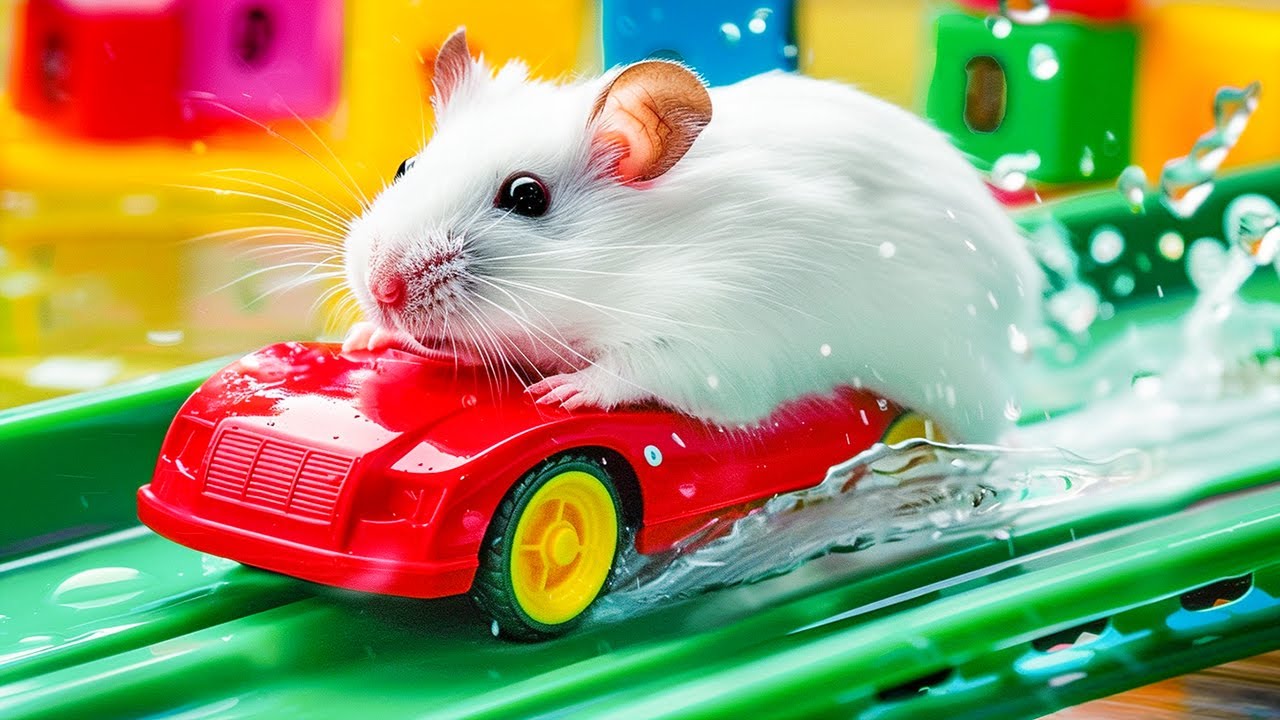 Hamster Escapes from the Maze with Pure Speed, Mastering the Slide ...