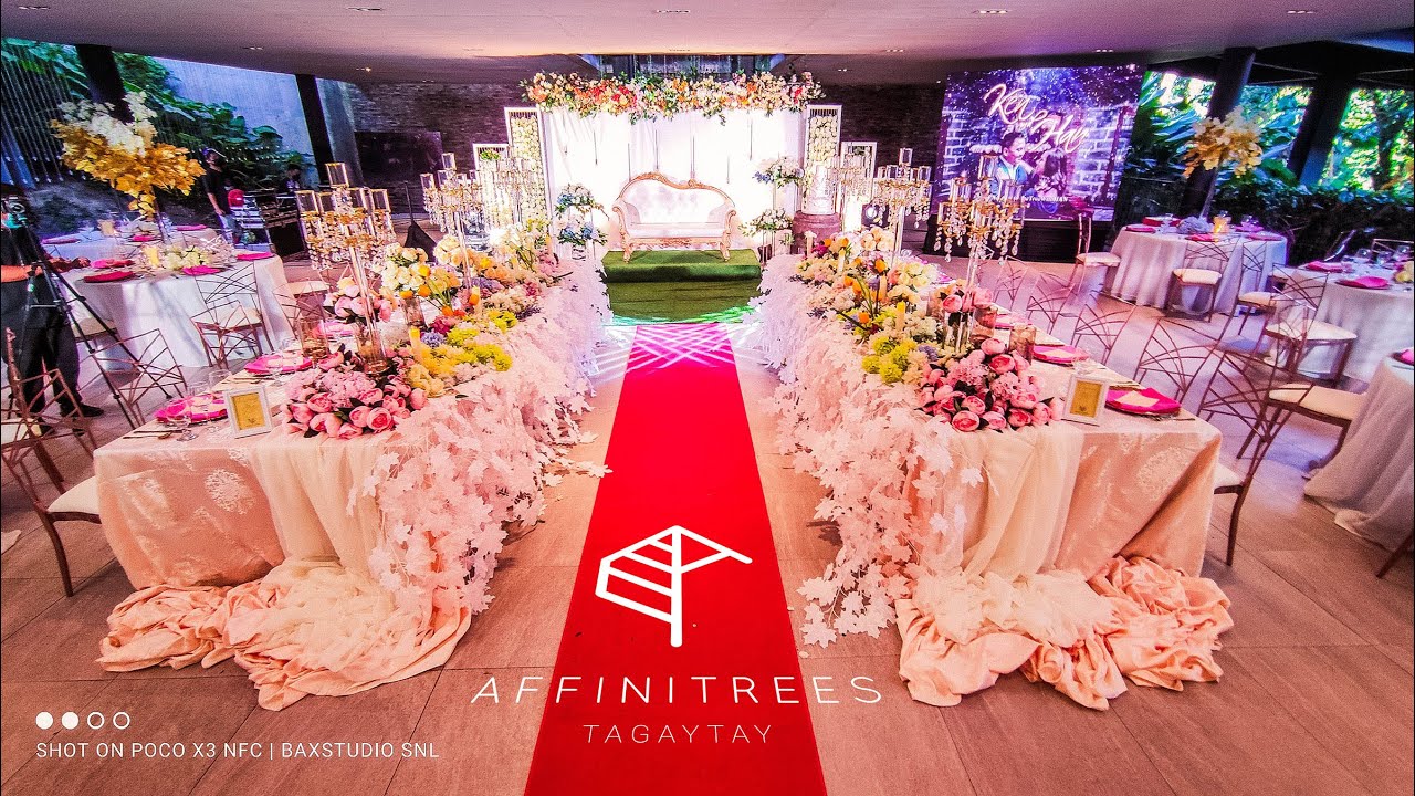 Affinitrees Tagaytay Skylight Haven Wedding Event Lights and Sounds w ...