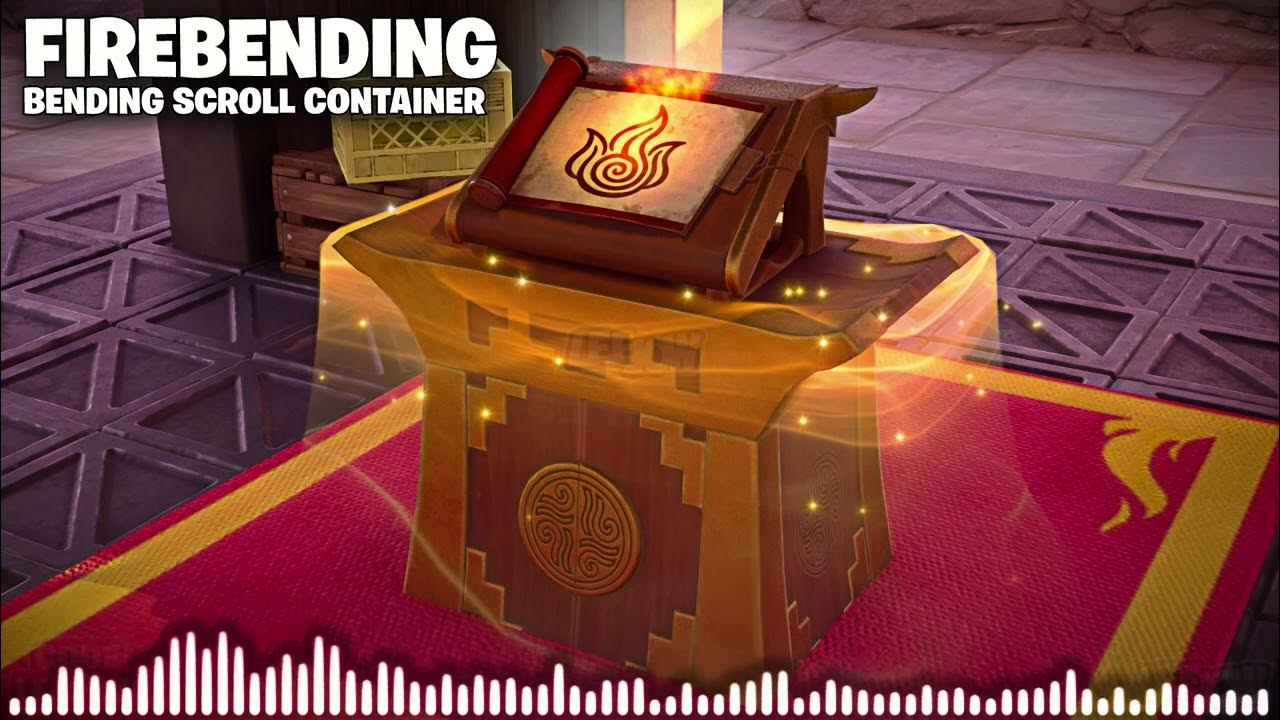 Fortnite Firebending Bending Scroll Container Chest Ambience (Avatar: The Last Airbender) - YouTube