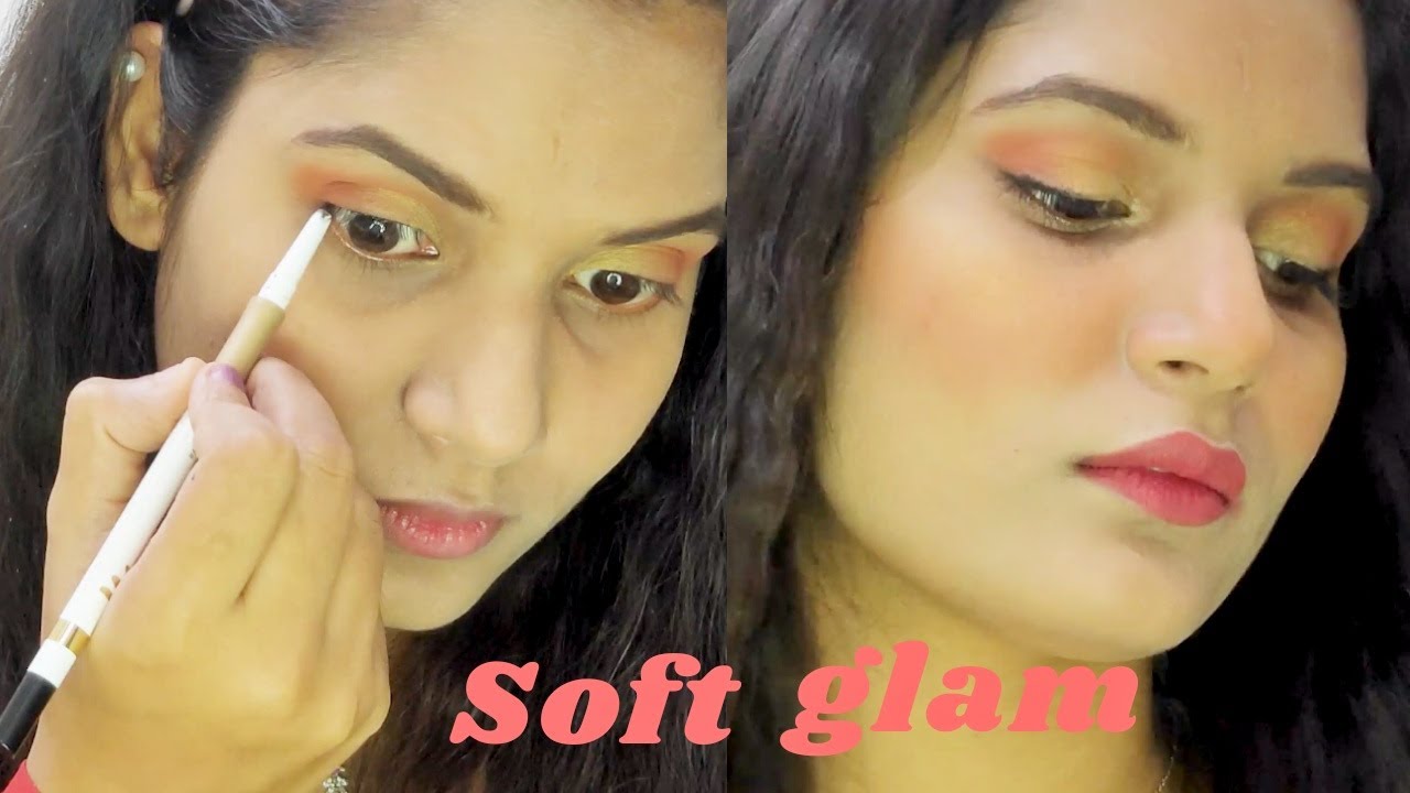 Easy Soft glam beginner friendly MAKEUP Tutorial || Using Myglamm products only - YouTube
