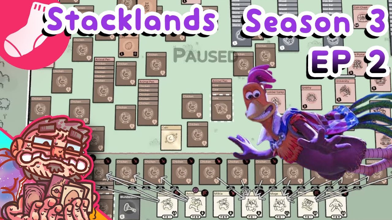 ChickenSPLOSION - Stacklands - Season 3 - Part 2 - Finale - YouTube