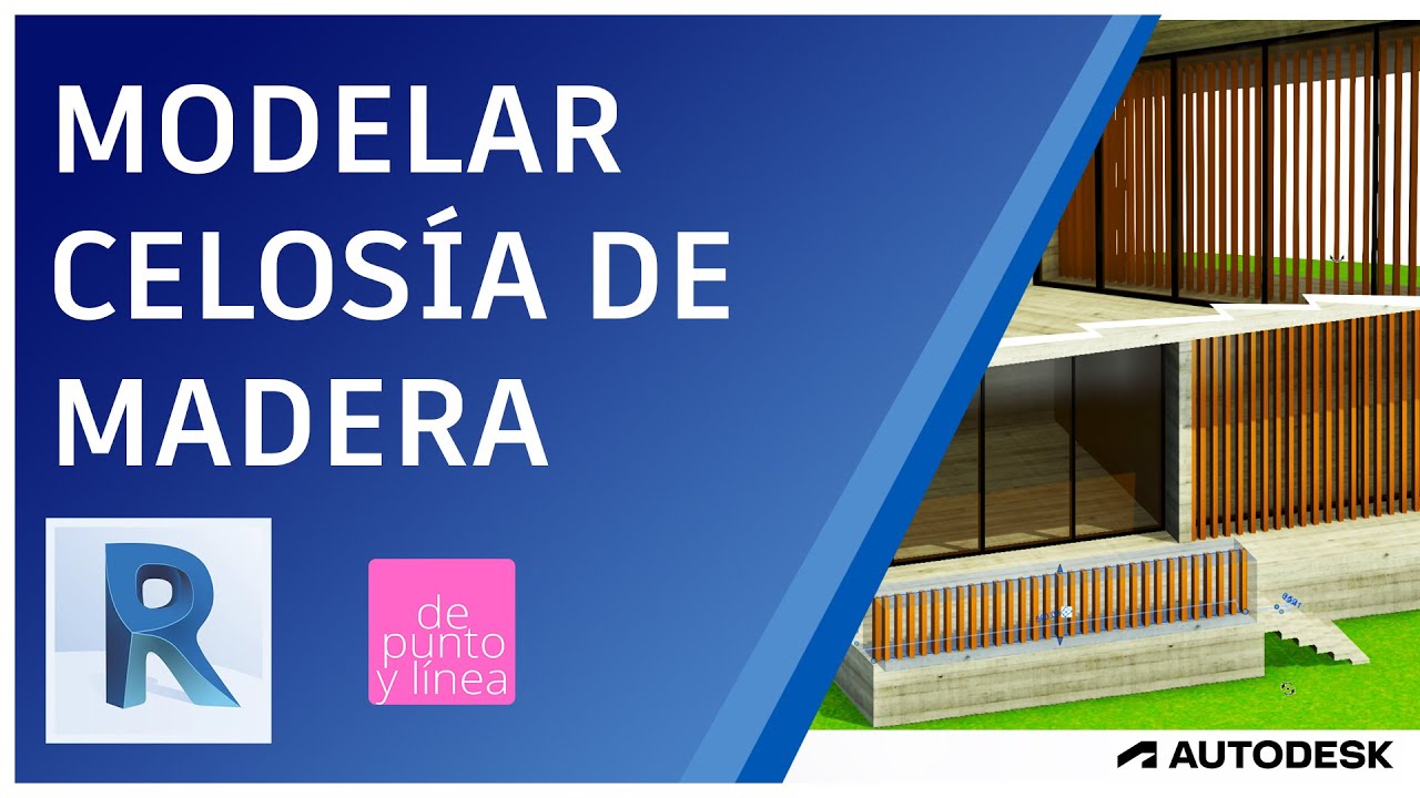 Como modelar CELOSÍA DE MADERA en Revit / Celosía o Parasol vertical ...