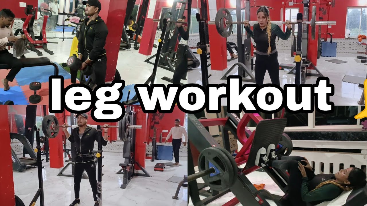 FULL LEG WORKOUT 😝 LEG EXCERCISE FOR BEGINNERS #bodybuilding#fitness # ...