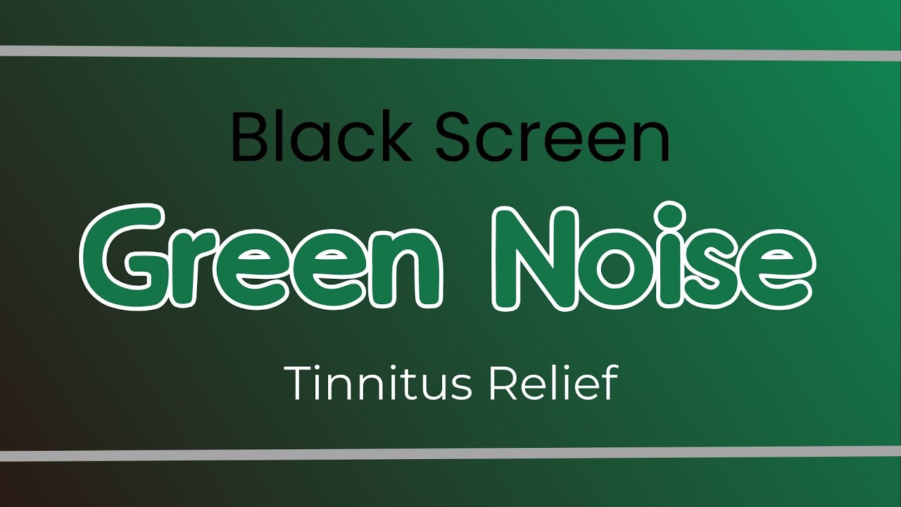 3 Hours of Soothing Green Noise | Black Screen for Relaxing Sleep 🟢⬛ ...