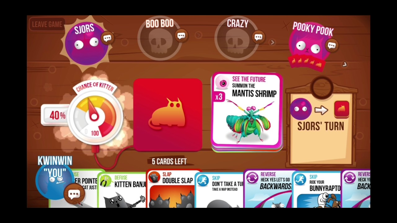 Exploding Kittens! Core deck gameplay (4) - YouTube