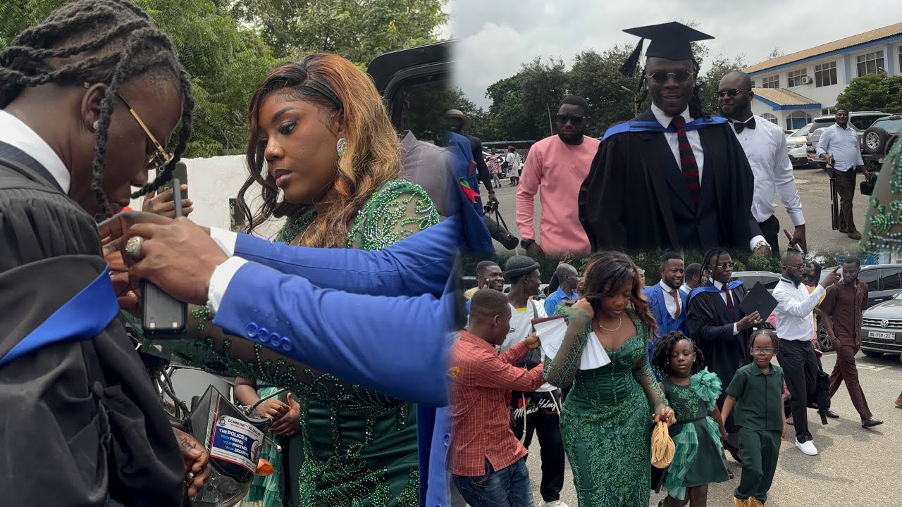 Dr Louisah passionate love to Stonebwoy as they arrived for his ...