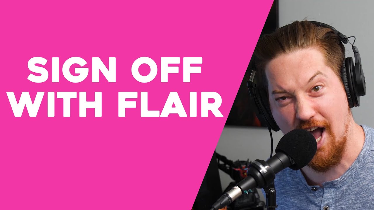 How to Sign Off on a Podcast - YouTube