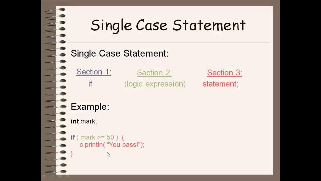 ICS3U - Lesson 9 - Selection Structures - YouTube