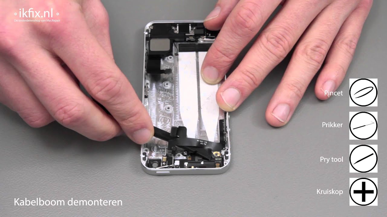 Complete (de)montage iPhone 5S - YouTube