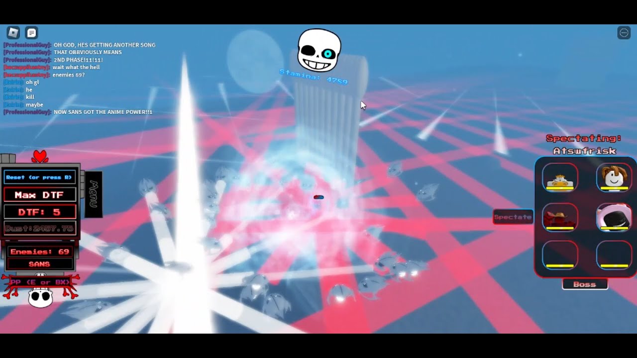 Hyper Revert Dust VS FANON SANS!!1!1 + commentator [ credits to ...