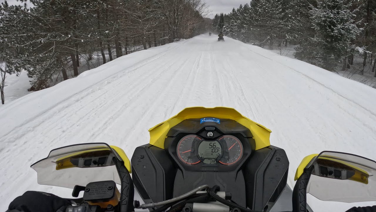 Snowmobiling in Wisconsin & Upper Michigan - YouTube