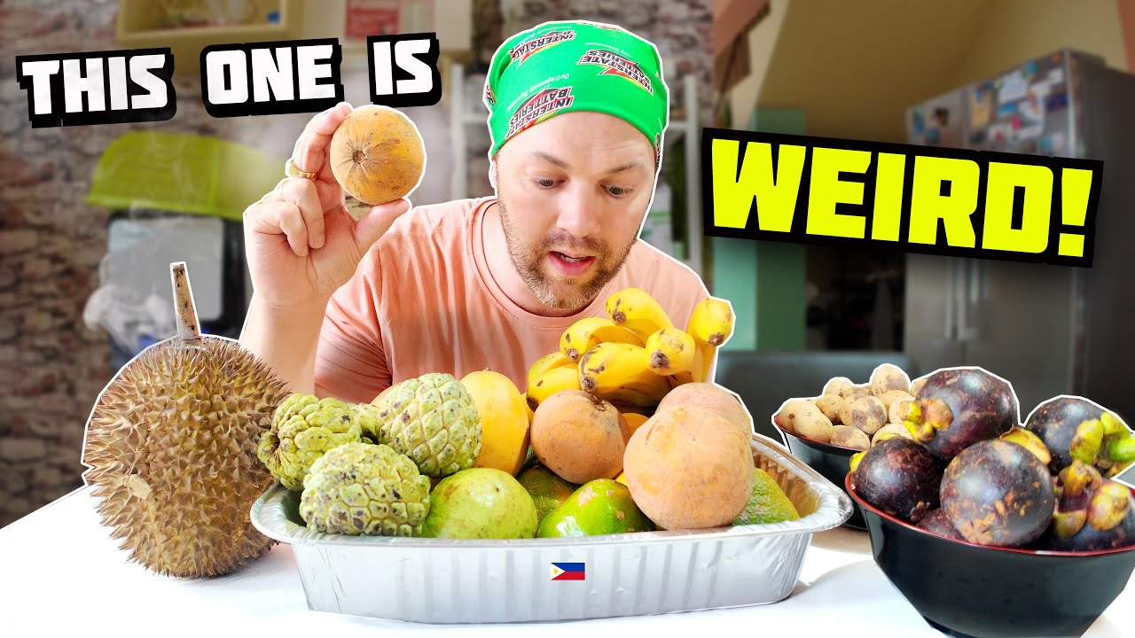 I'm Trying Strange Exotic Fruits From The Philippines! - YouTube