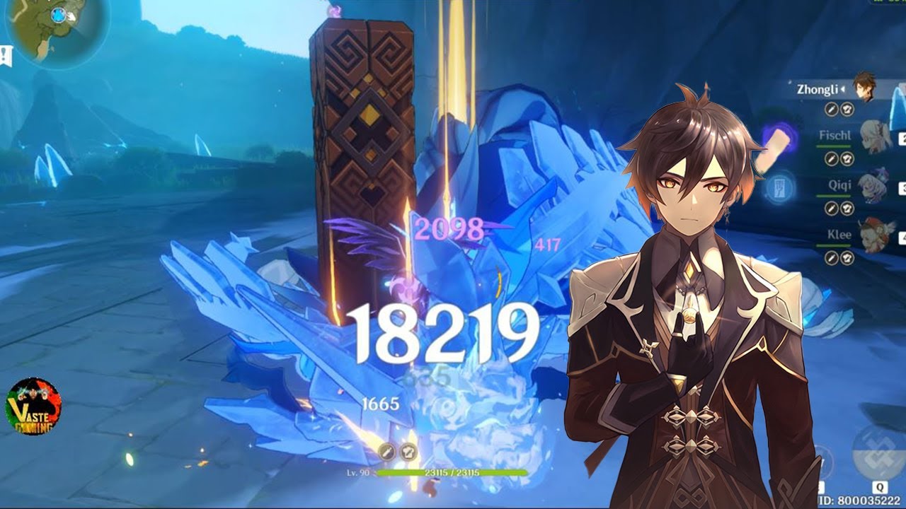 ZHONGLI DPS/PHYSICAL 18k CHARGED ATTACK || GENSHIN IMPACT - YouTube