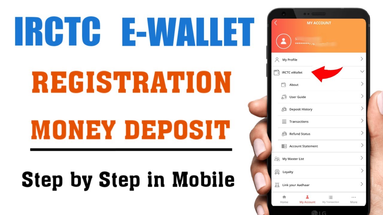 How To Register And Deposit Money In IRCTC E Wallet IRCTC Ewallet Me