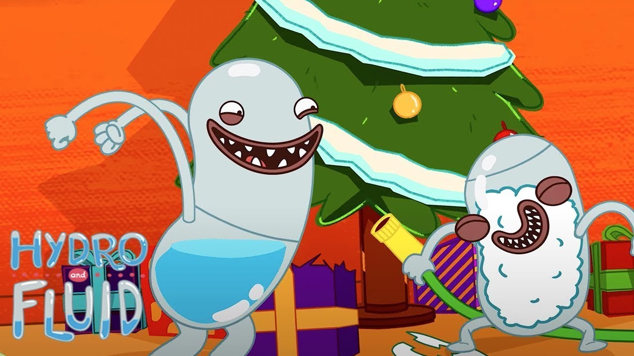 Under the Christmas tree | HYDRO and FLUID | Funny Cartoons for ...