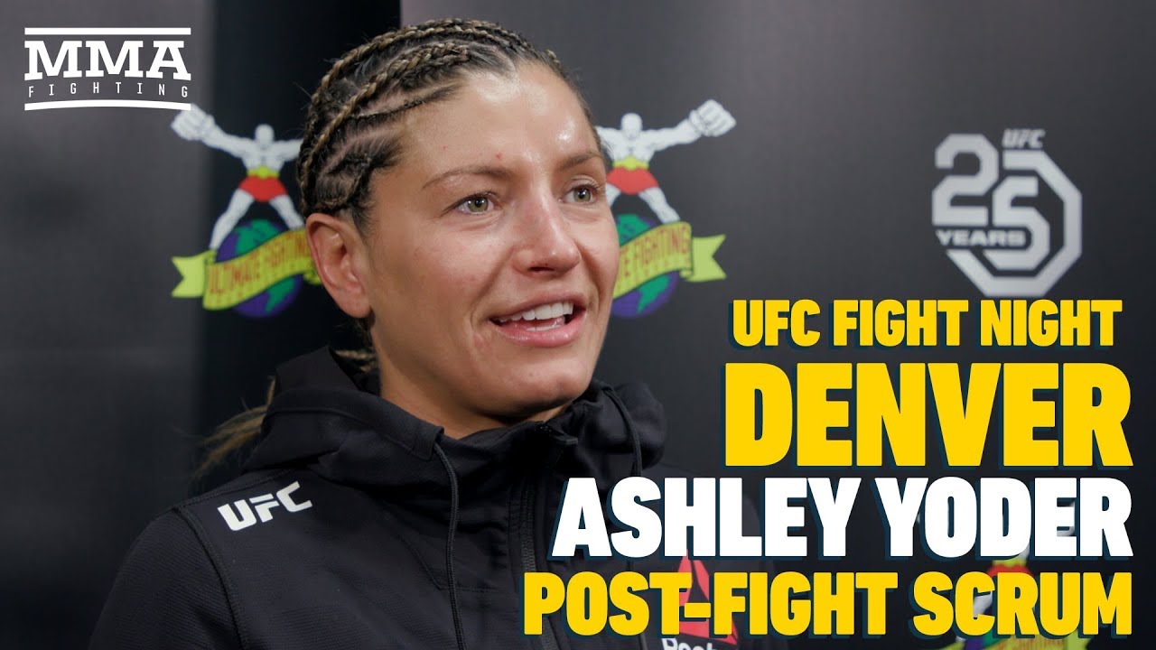 UFC Denver: Ashley Yoder Emotional Longtime Coach Missed First UFC Win ...