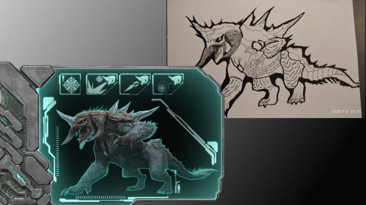 Ice Titan from Ark drawing. - YouTube