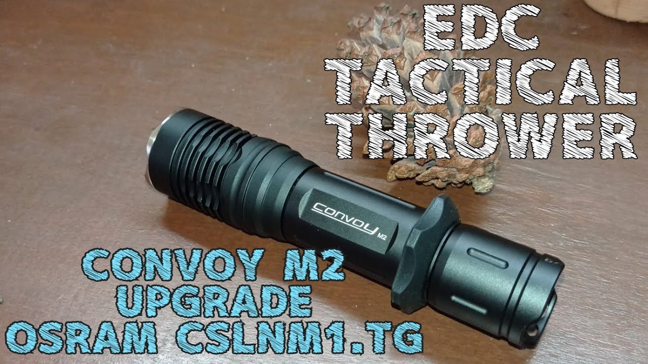 Tes Sorot Convoy M2 Upgrade Osram CSLNM1.TG Makkjeeeroooottt - YouTube