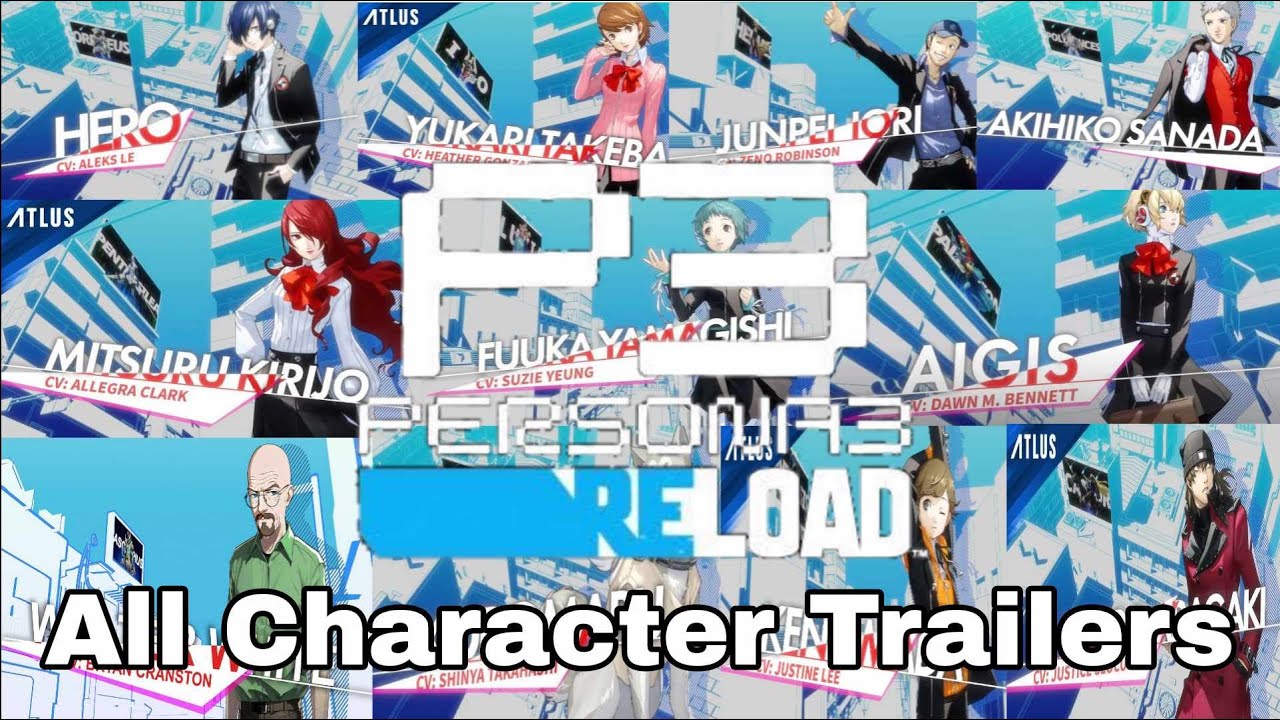 Persona 3 Reload All S.E.E.S. Character Trailers - YouTube