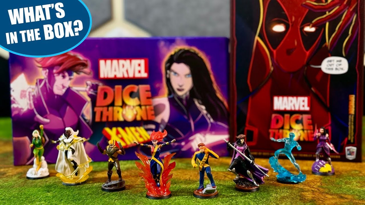 MARVEL DICE THRONE X-MEN Board Game Unboxing - YouTube