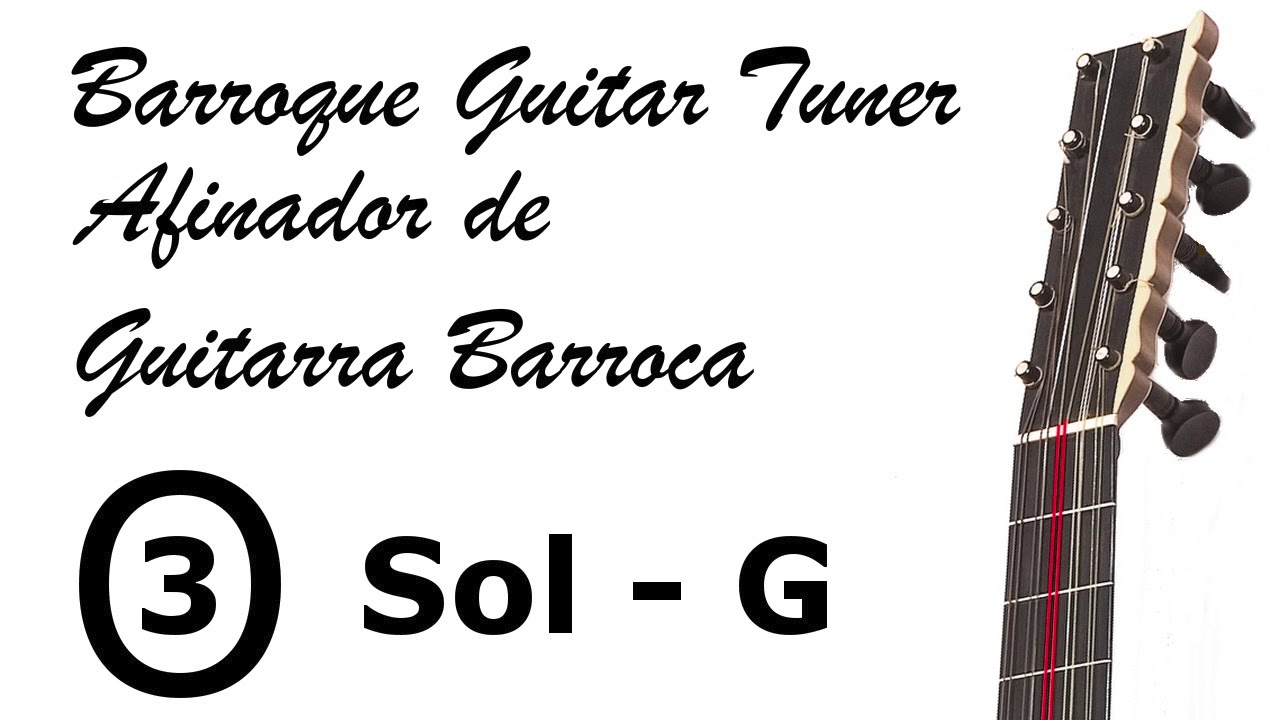 Baroque Guitar Tuner - YouTube