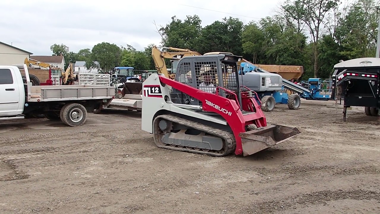 TAKEUCHI TL12 SKID STEER LOADER For Sale - YouTube